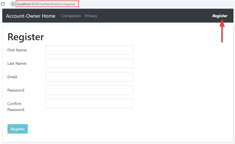 Angular Custom Validators And Error Handling With Aspnet Core Identity