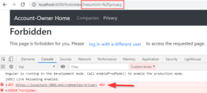 Angular Role-Based Authorization with ASP.NET Core Identity
