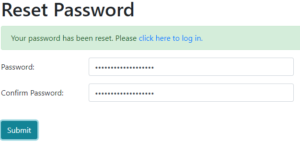 Angular Password Reset Functionality with ASP.NET Core Identity