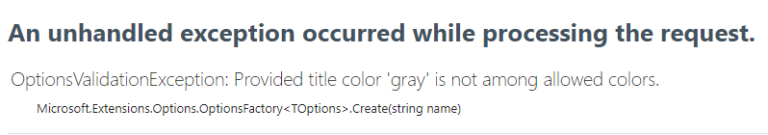 ASP.NET Core Configuration - Options Validation - Code Maze