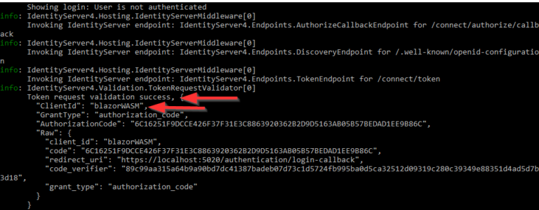 Using Access Token With Blazor Webassembly Client