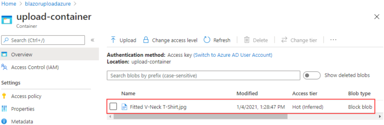 Upload Files To Azure With Net Core Web Api And Blazor Webassembly