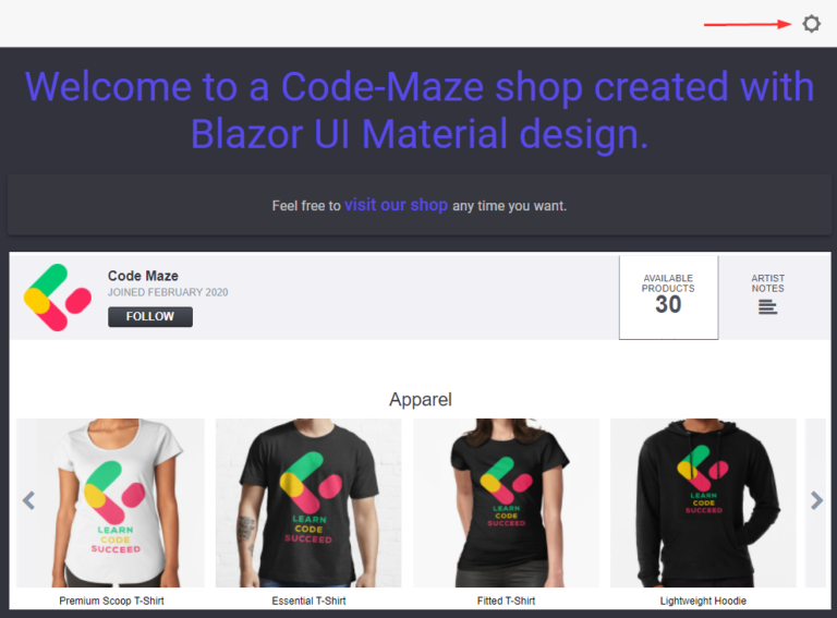 Blazor Material UI - Configuration and Theme Customization - Code Maze Blazor Material UI - Configuration and Theme Customization - Code Maze