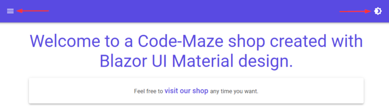 Creating Blazor Material Navigation Menu - Code Maze