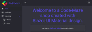 Creating Blazor Material Navigation Menu - Code Maze