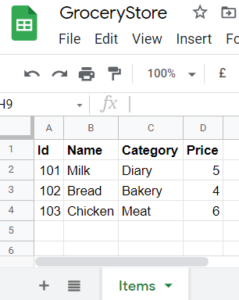 Google Sheets API with .NET Core - Code Maze