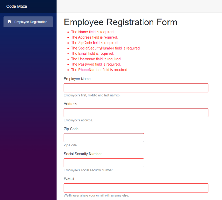 Validate User Input With Regular Expressions In Blazor Webassembly
