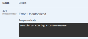 Adding Custom Header Parameter to API in Swagger - Code Maze